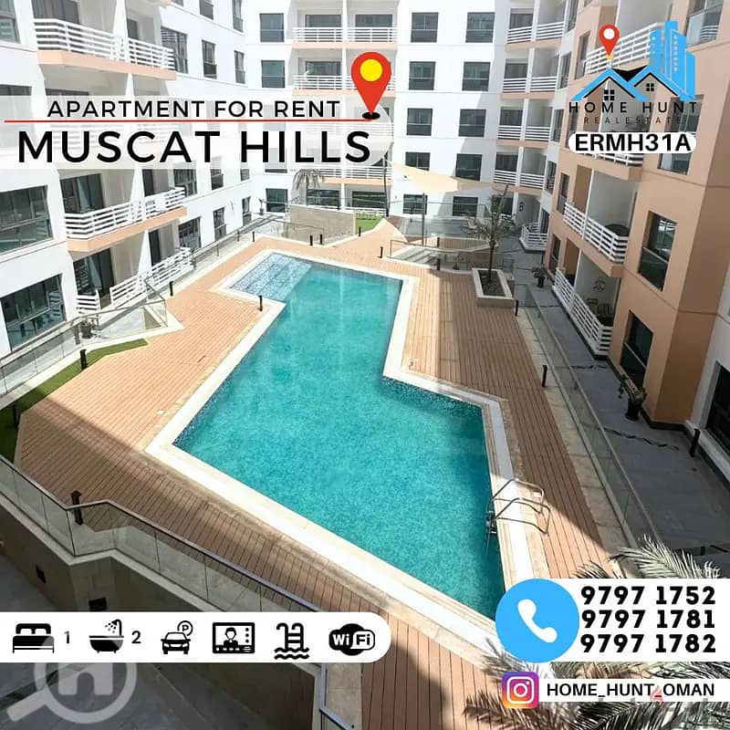 MUSCAT HILLS | BEAUTIFUL FURNISHED 1BHK APARTMENT IN PEARL MUSCAT ...